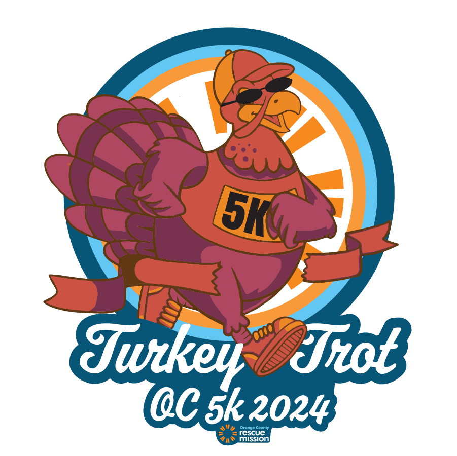 Turkey Trot medals - Orange County Rescue Mission